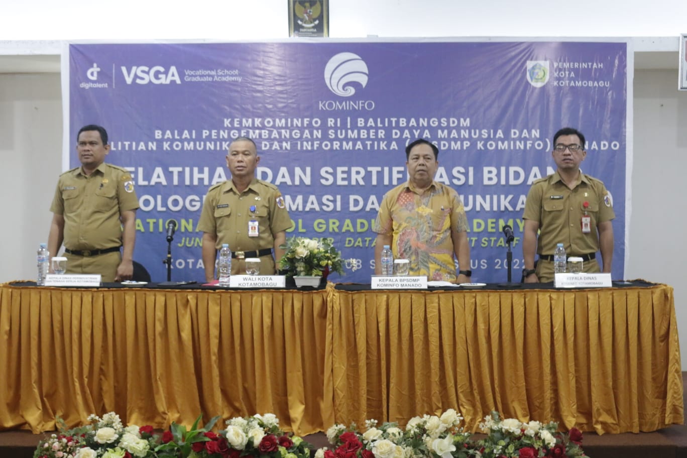 Mewakili Wali Kota Tatong Bara, Asisten I Buka Kegiatan BPSDMP-Kominfo ...